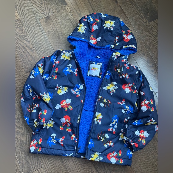 Sega | Jackets & Coats | Sega Sonic Tails Shadow Knuckles Aop ...